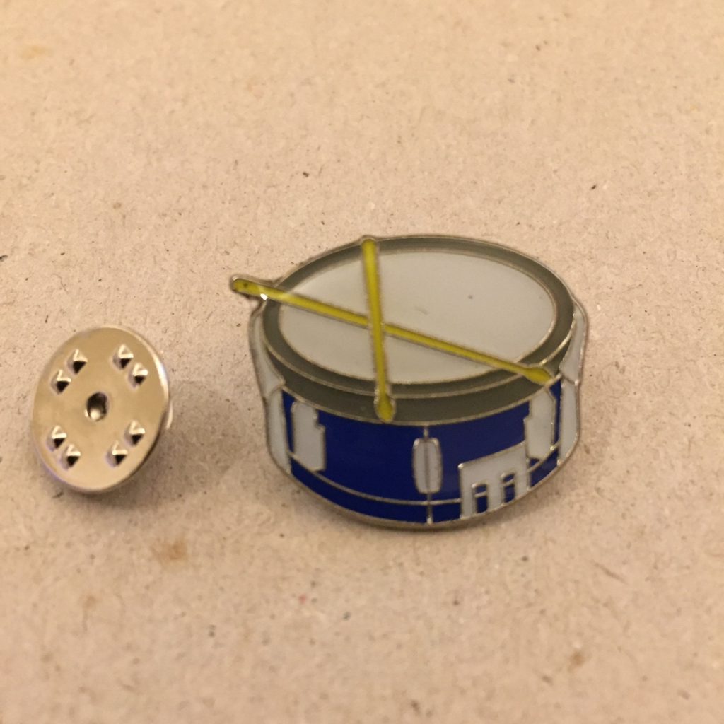 Pin Badge – Snare Drum – Slam Jam Music